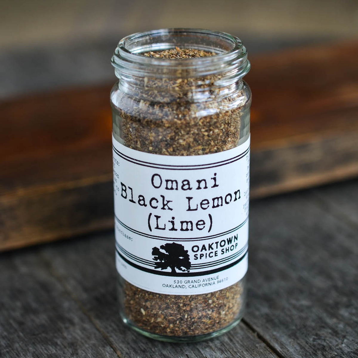 Ground Omani Black Lime - Oaktown Spice Shop
